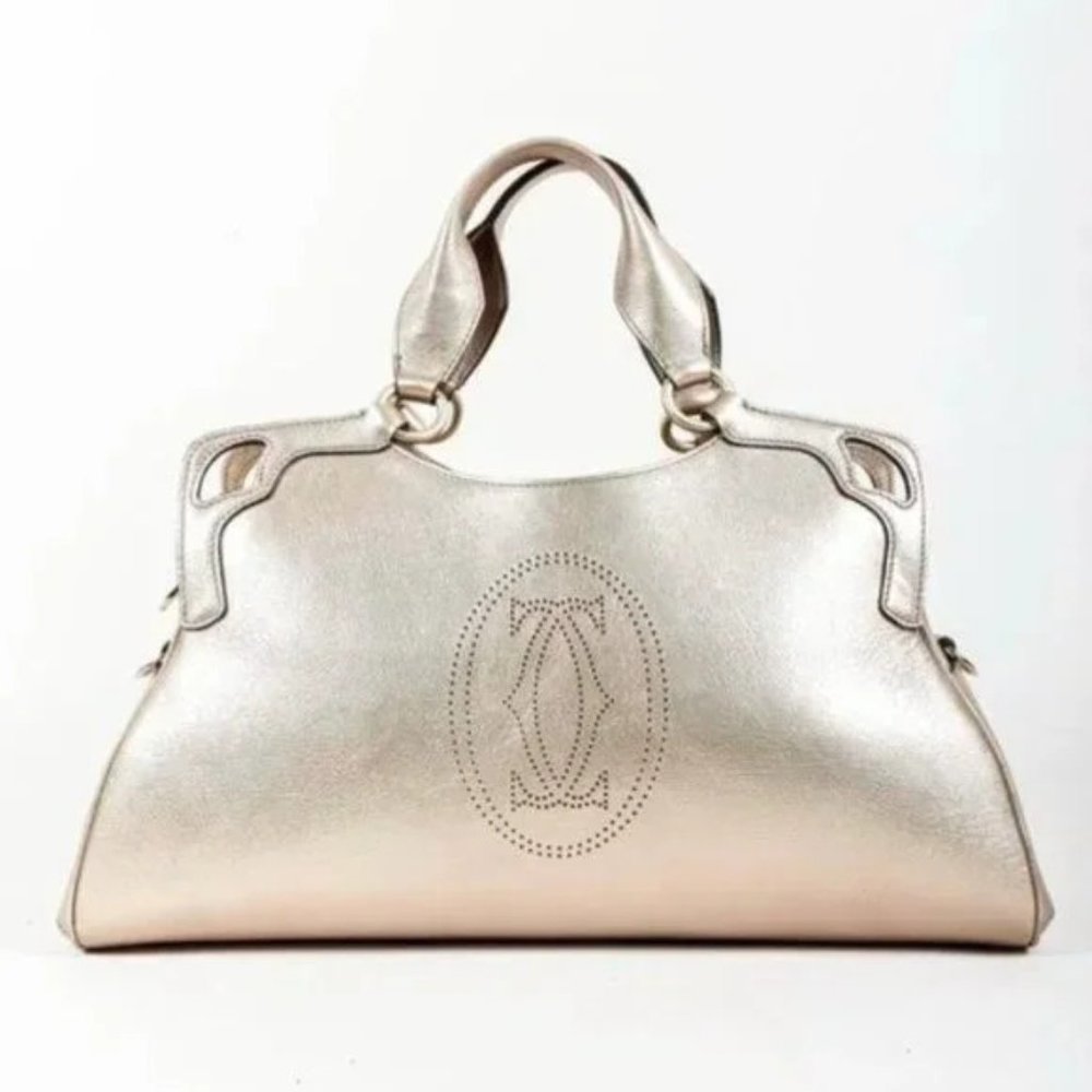 Cartier Marcello De Cartier Perforated Rose Gold Hand… - Gem